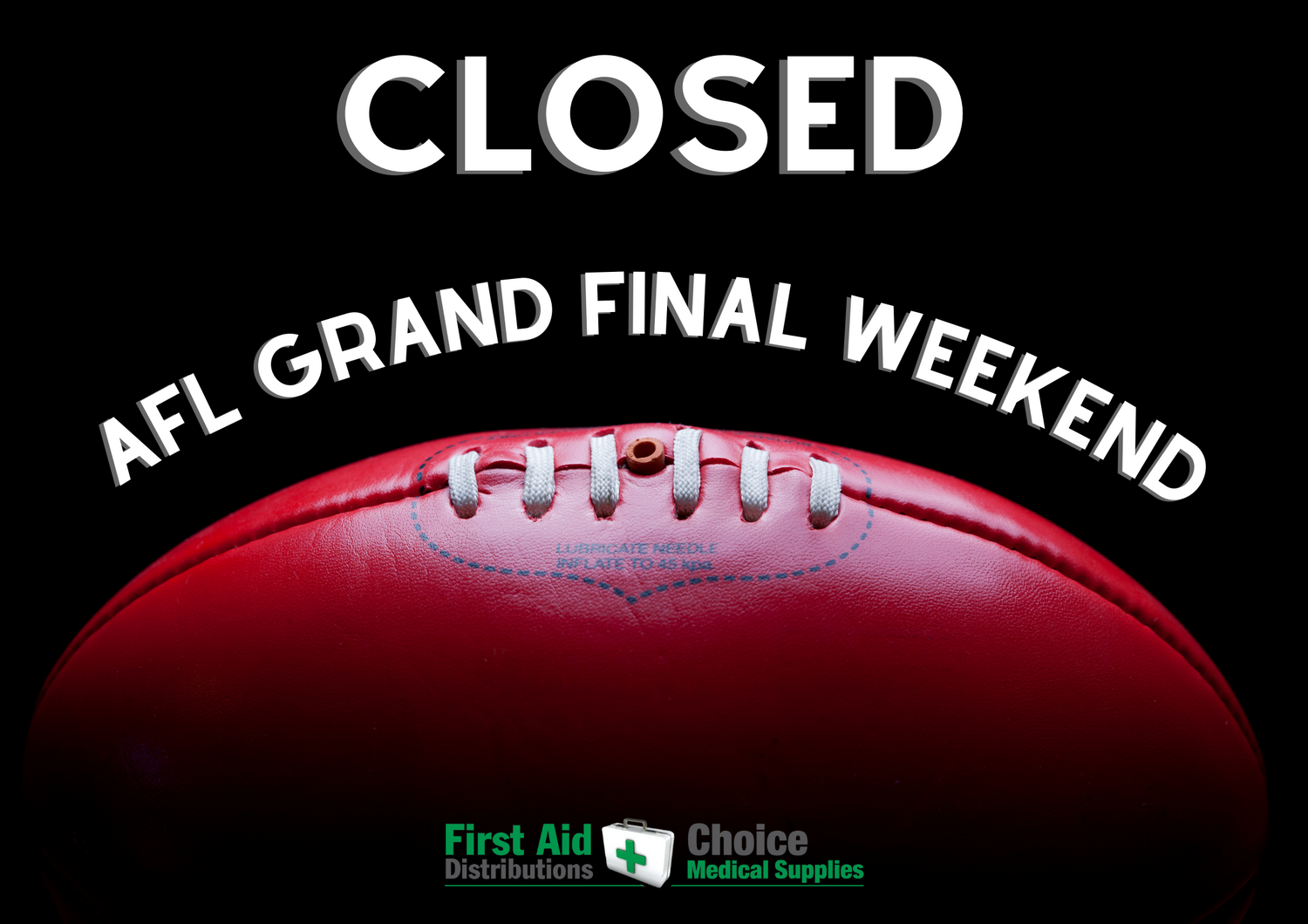 AFL Public Holiday 2022 | First Aid Distributions
