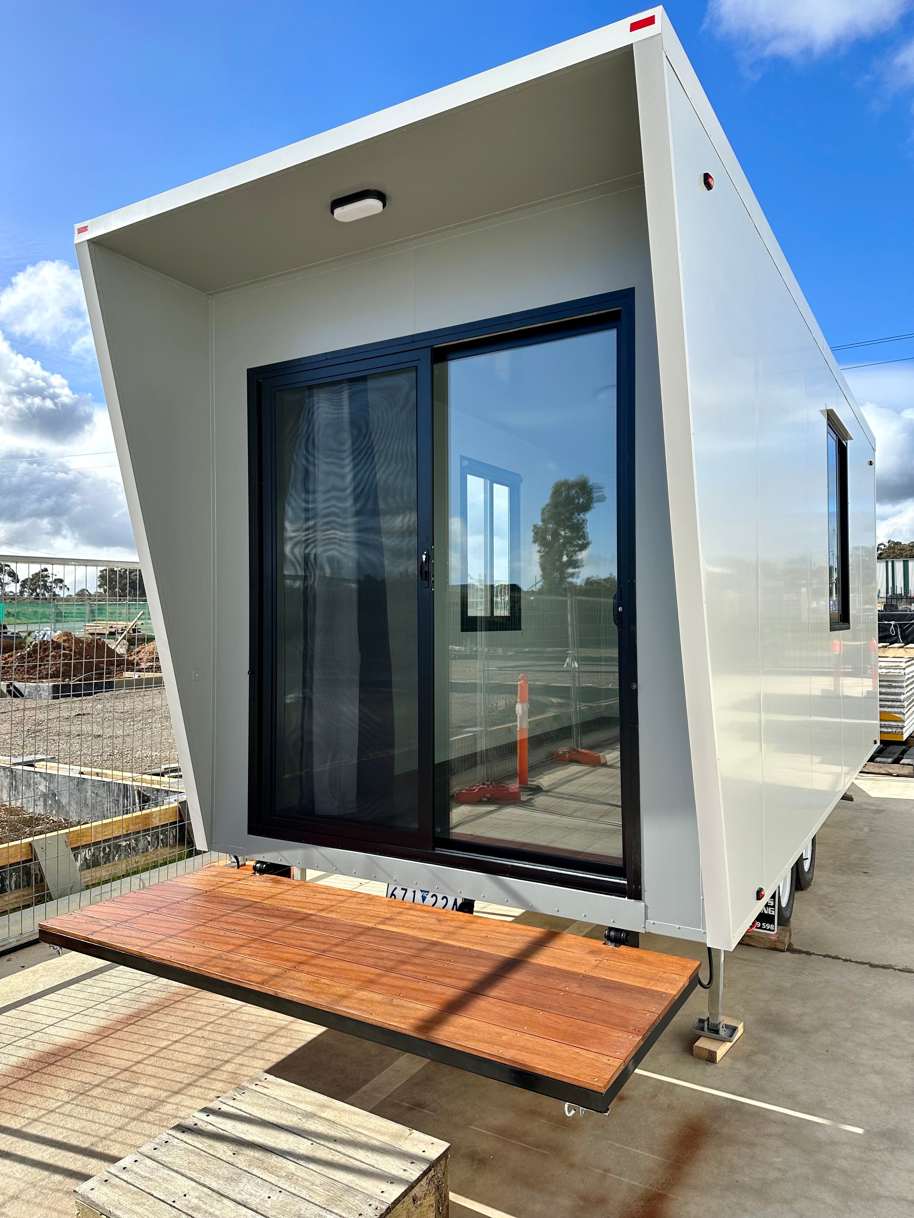 Transportable Office Cabin Tandem Trailer | First Aid Distributions