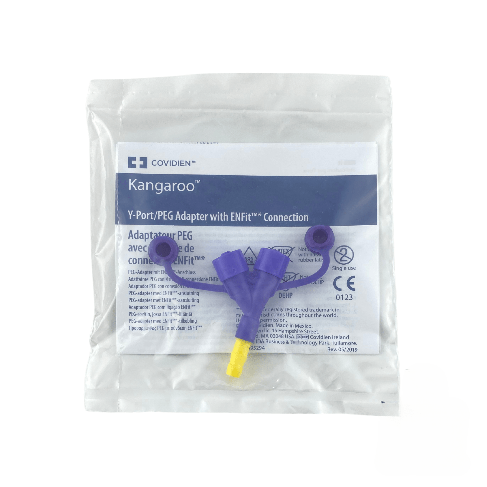Kangaroo Enfit Y Port/Peg Adapter N/S 20fr 6.7mm (1) | First Aid ...