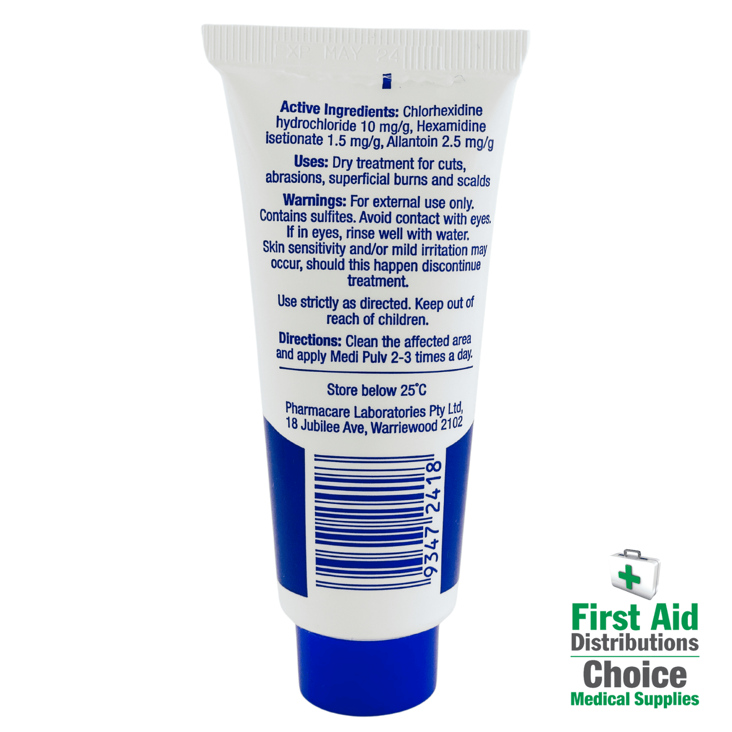 Medipulv Antiseptic Powder 25g (1) | First Aid Distributions