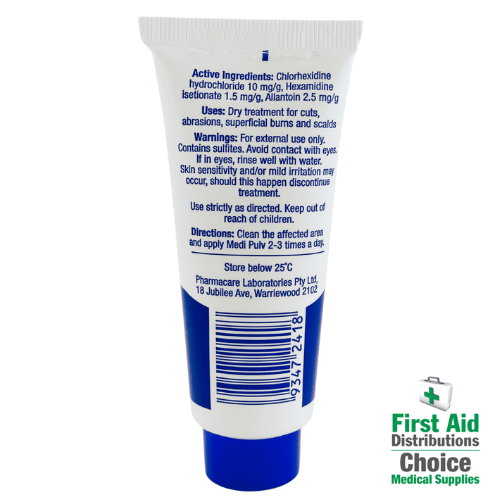 Medipulv Antiseptic Powder 25g (1) | First Aid Distributions
