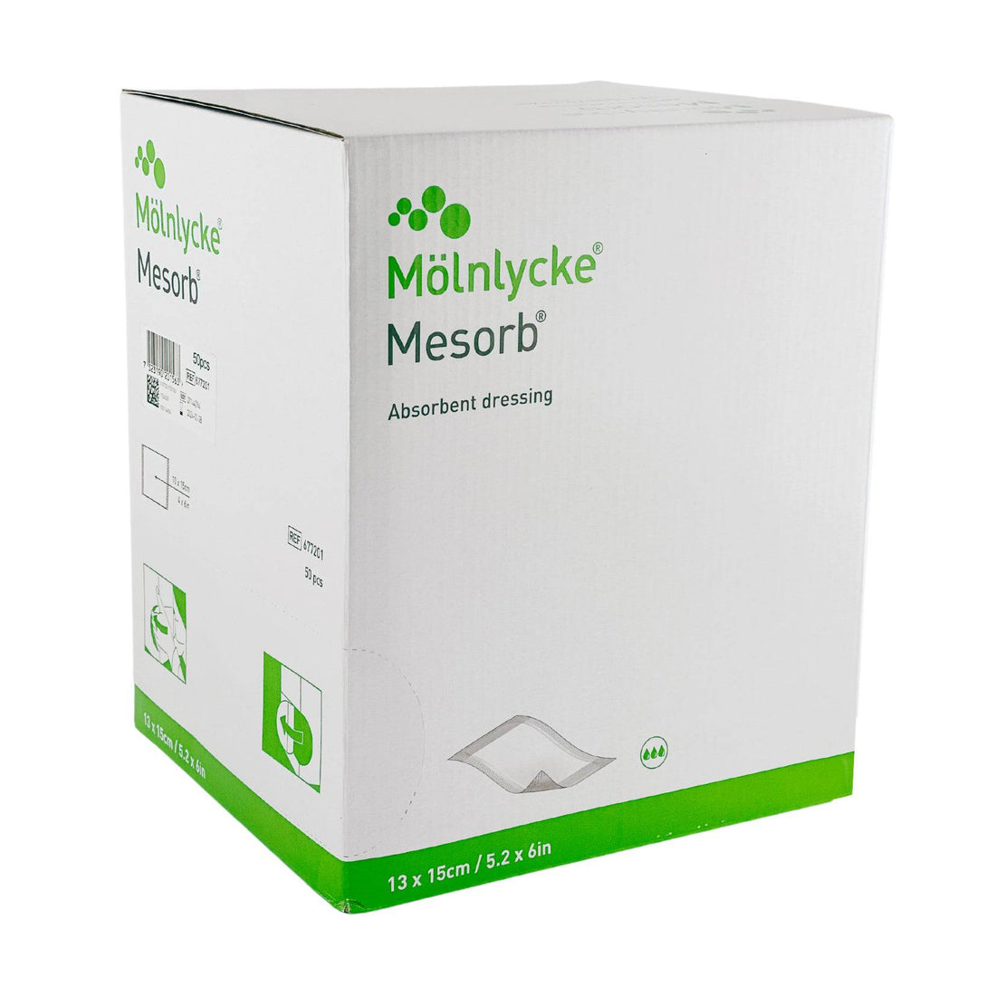 Mesorb Wound Dressing 13cm x 15cm Box (50) | First Aid Distributions