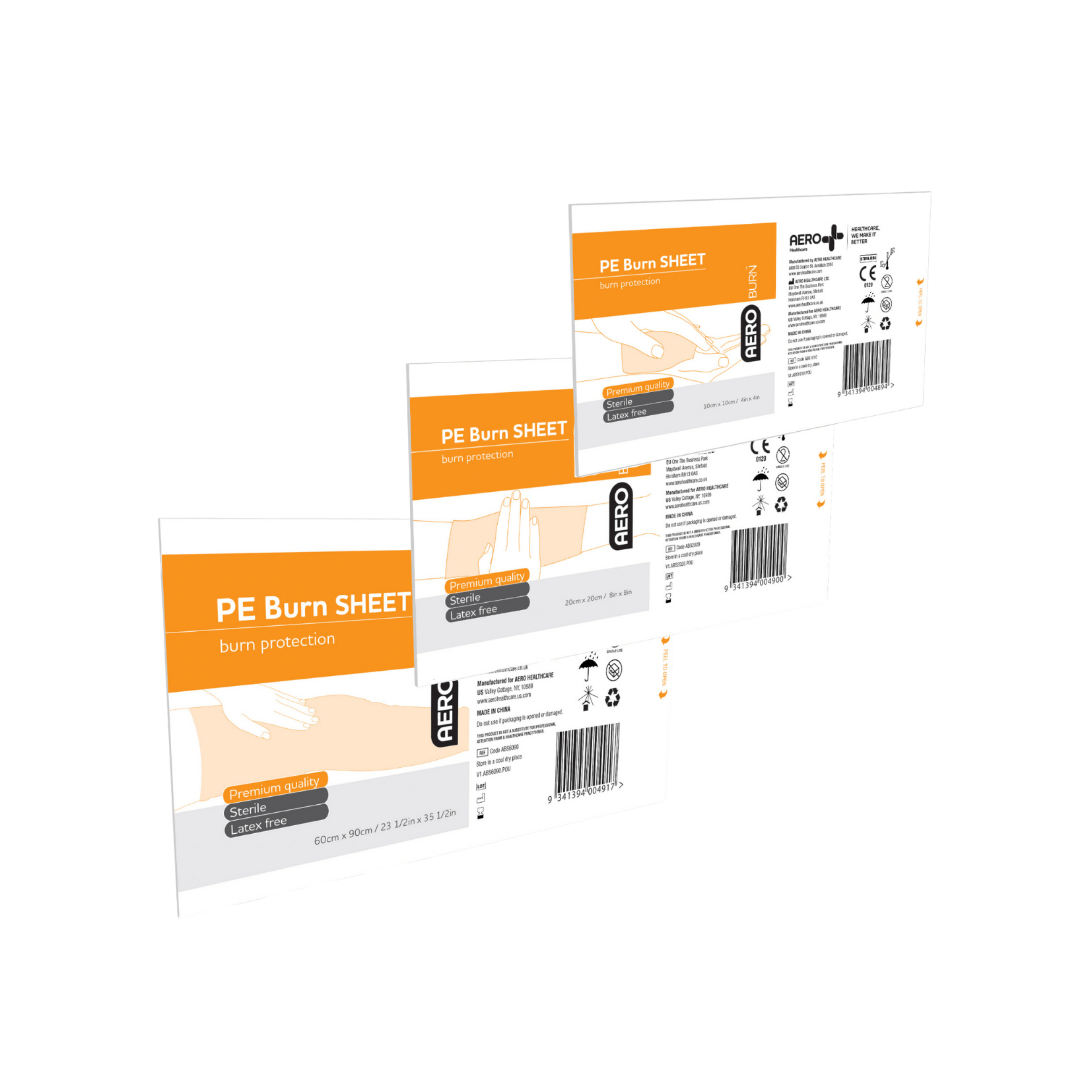 Polyethylene Burn Sheet - Aero (1) | First Aid Distributions