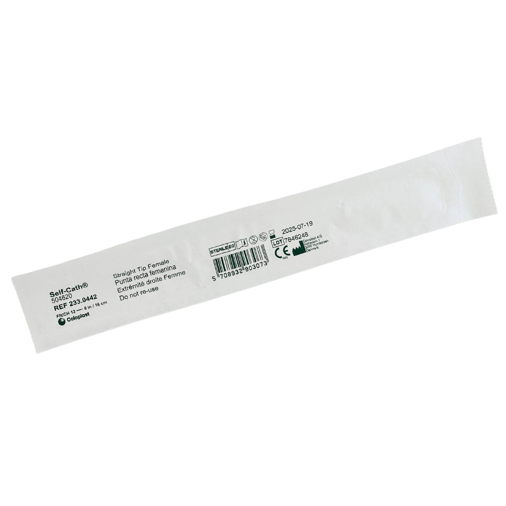 Self-Cath Intermittent Catheter Straight Tip Female 12cm - 12 FR ...