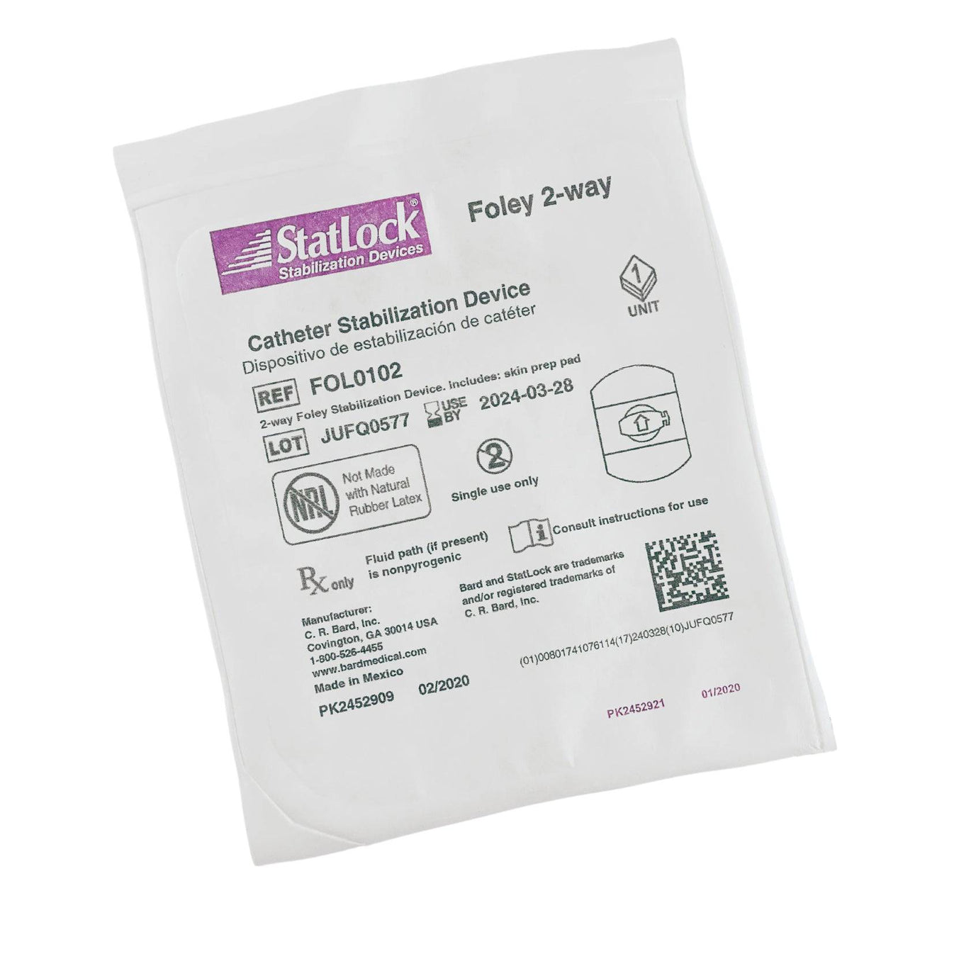 StatLock Catheter Stabilisation Device (1) | First Aid Distributions